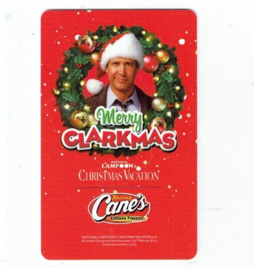 Raising Cane's Gift Card - Christmas Vacation 2022 - A - Collectible ...