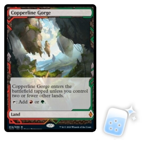 Copperline Gorge M/NM Magic: The Gathering MTG Zendikar Rising ...