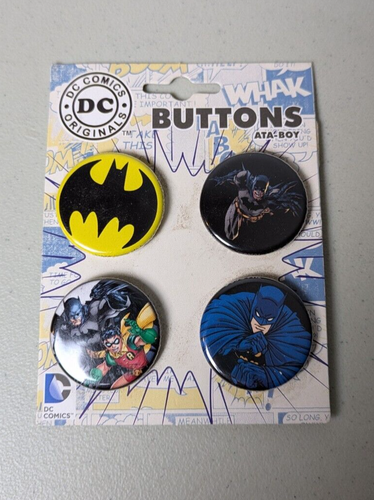 Batman & Robin ( Set of 4 ) Pins Buttons DC Comics Originals WB ...