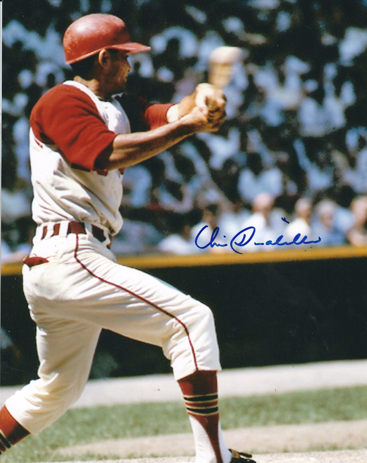 Signed 8x10 VIC DAVALILLO Cleveland Indians Autographed photo with Show ...