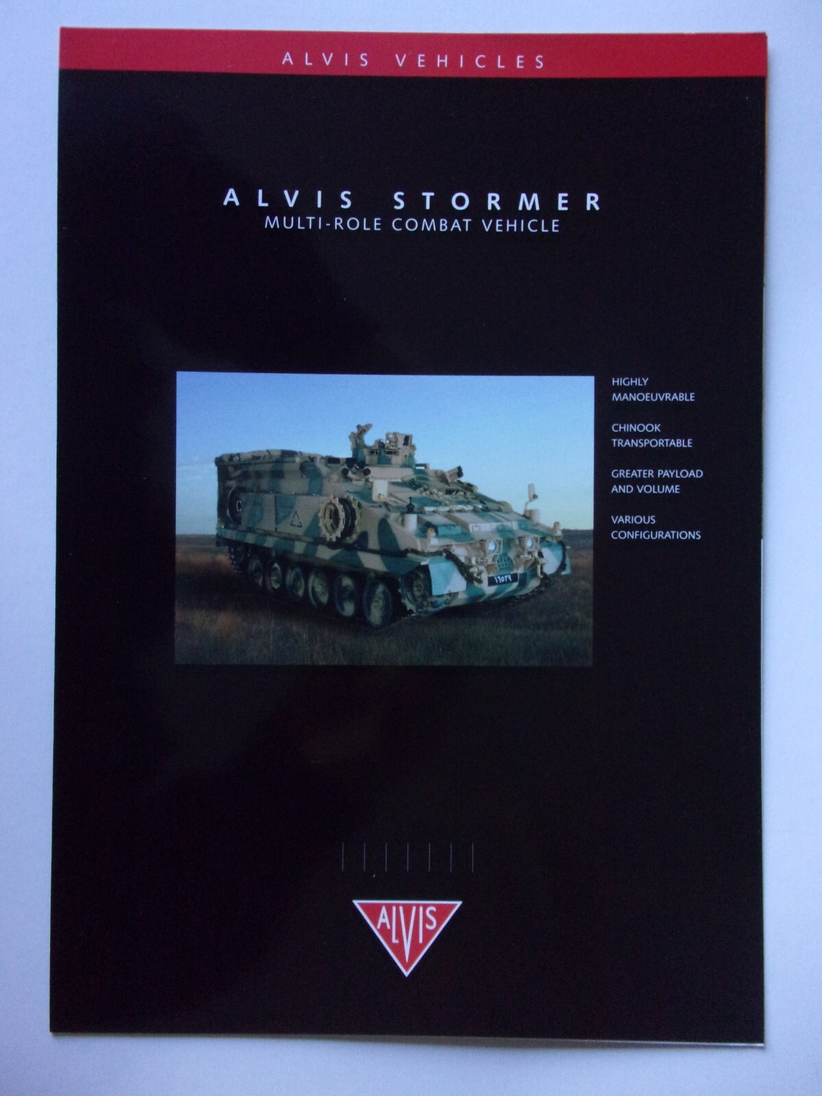 ALVIS STORMER Multi-Role Combat Vehicle orig 2001 UK Mkt Military Sales ...