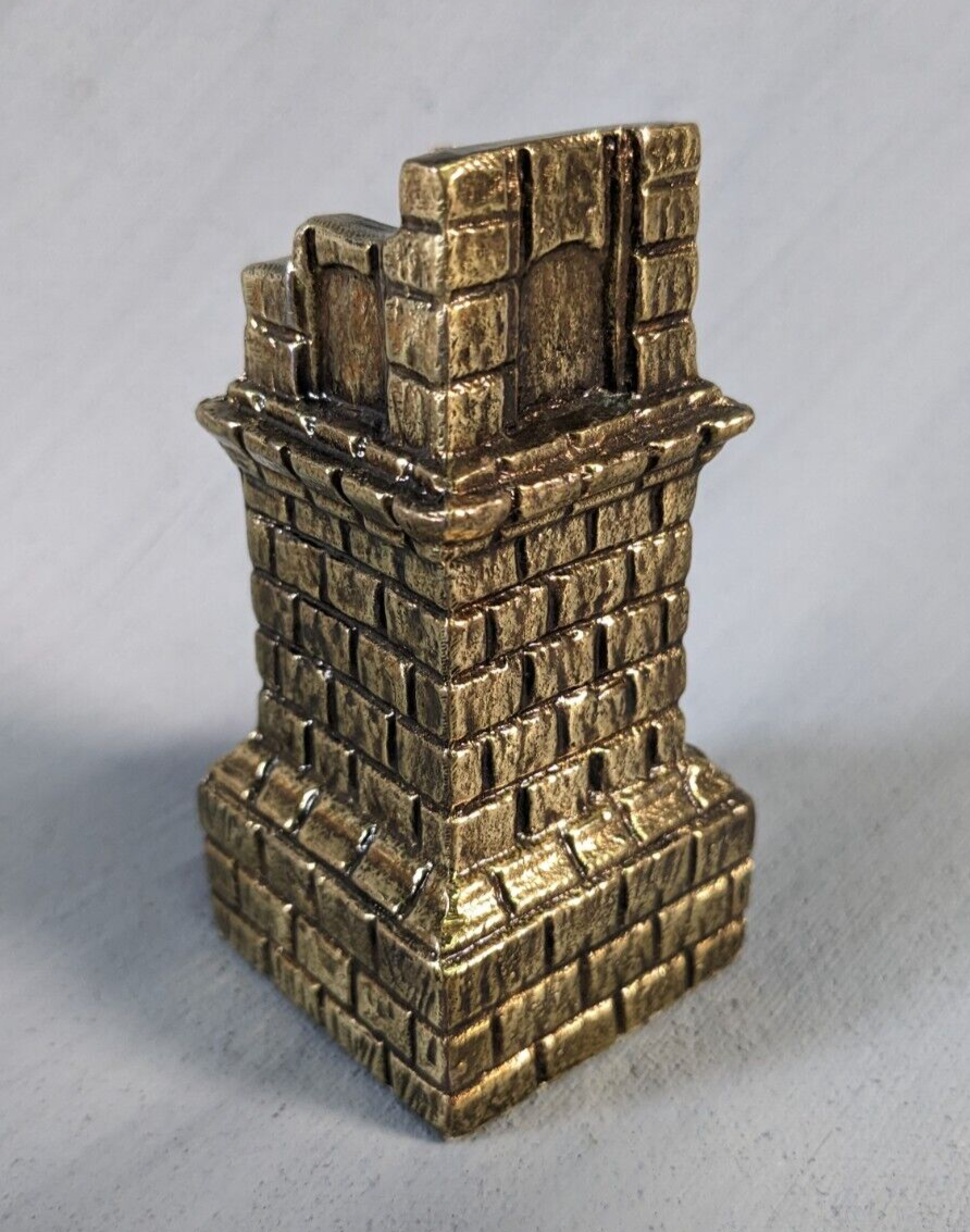 Unidentified Tower Fragment Metal Souvenir Building - 3-3/8" Tall | eBay