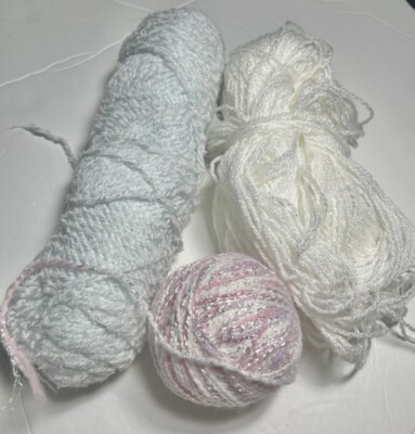 UNLABELED BABY POMPADOUR YARN lot of 3 . I Combine Shipping. READ ...
