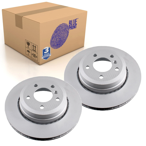 Pair of Rear Brake Disc Fits BMW OE 34213332217 Blue Print ADB114346 | eBay