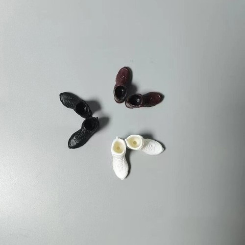 1/12 Scale Boots Solid Shoes Model Clothes Accessorie Fit 6in Female PH ...