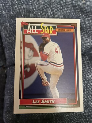 1992 Topps #396 Lee Smith All-Star St. Louis Cardinals | eBay