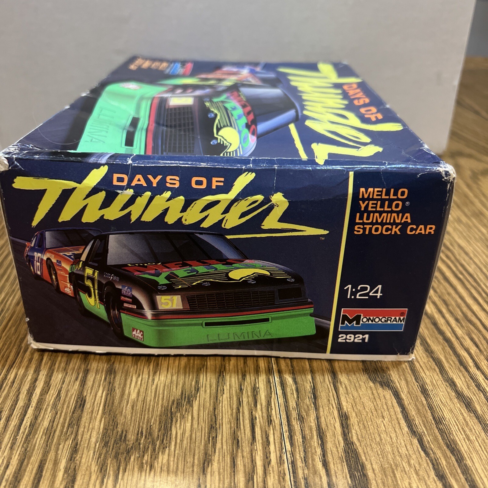 Days of Thunder Mello Yello Chevy Lumina Monogram 1990 1/24 Model Kit Open Box | eBay