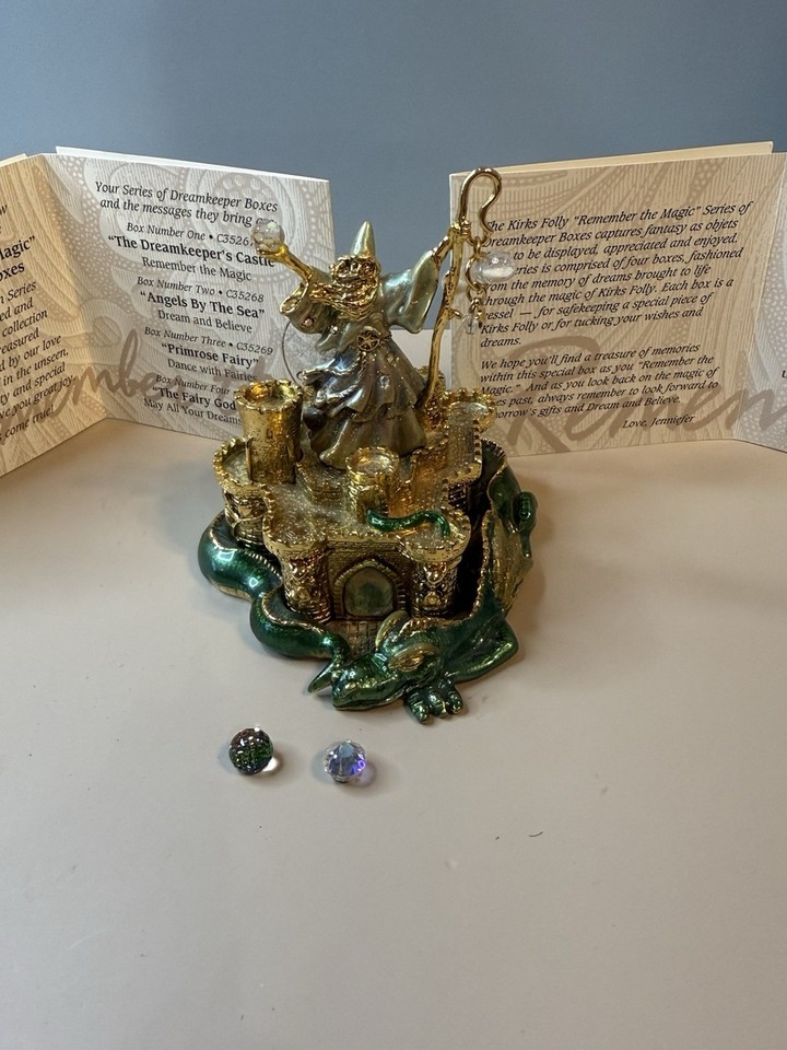 Kirks Folly Wizard Remember The Magic Trinket Box Dream Keeper's Castle ...