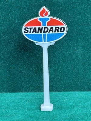 HO 1:87 Scale Standard Vintage Gas Station Sign Advertisement Laser Cut ...