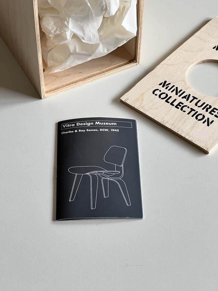 Vitra Miniature Chair Eames DCW - Box Only | eBay
