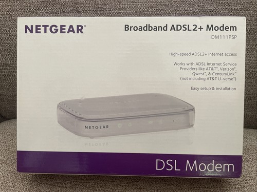 Netgear Broadband ADSL2+ Modem DM111PSP UNOPENED | eBay
