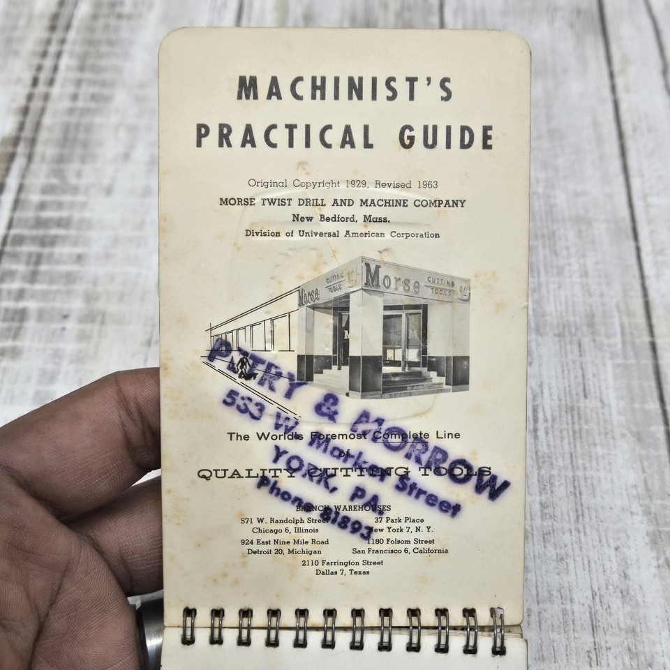 Martin Baltimore Machine Shop Manufacturing Data & Mancinists Practical ...