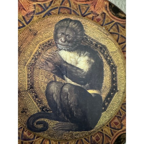 Rare Durwin Rice New York Signed Decoupage Ape Plate | eBay