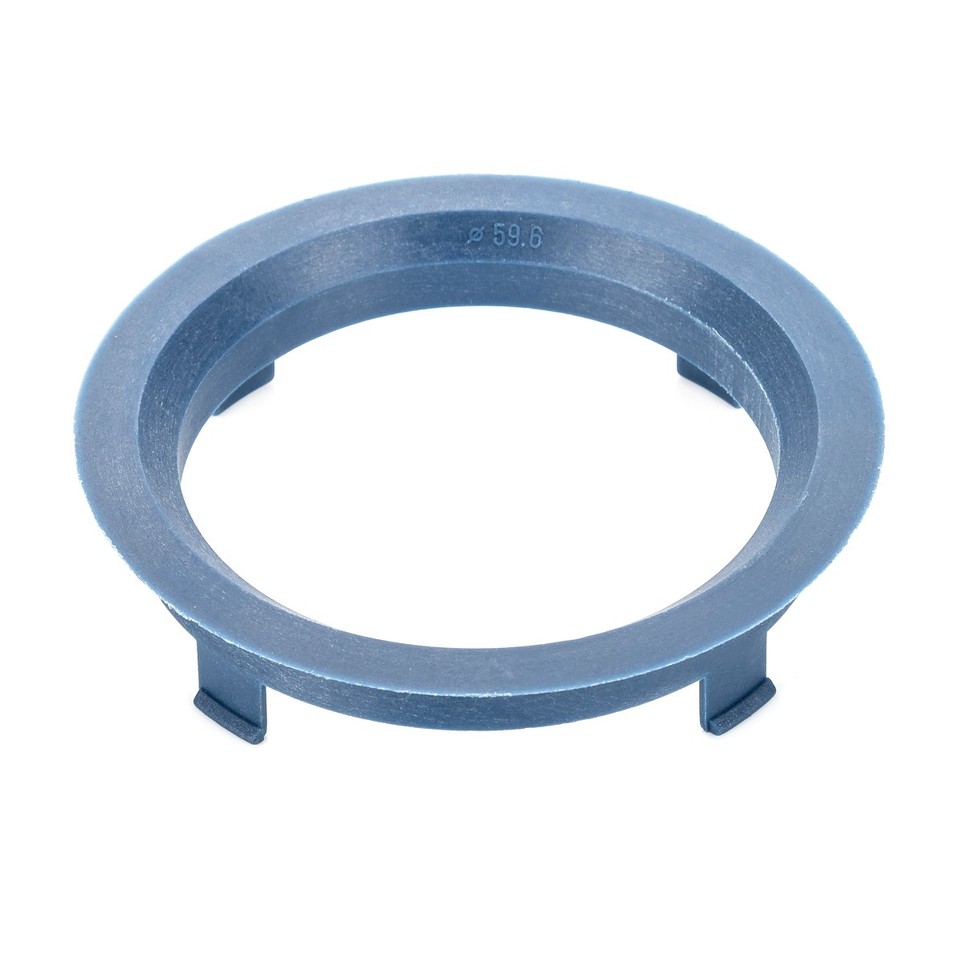 4x Zentrierringe Blau für Alufelgen Radnabe Ø 59,6 - Ø 70,1 mm für ...