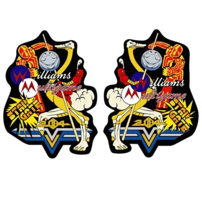 Multi Williams Arcade Side Art Arcade Cabinet Graphics Laminated Satin ...