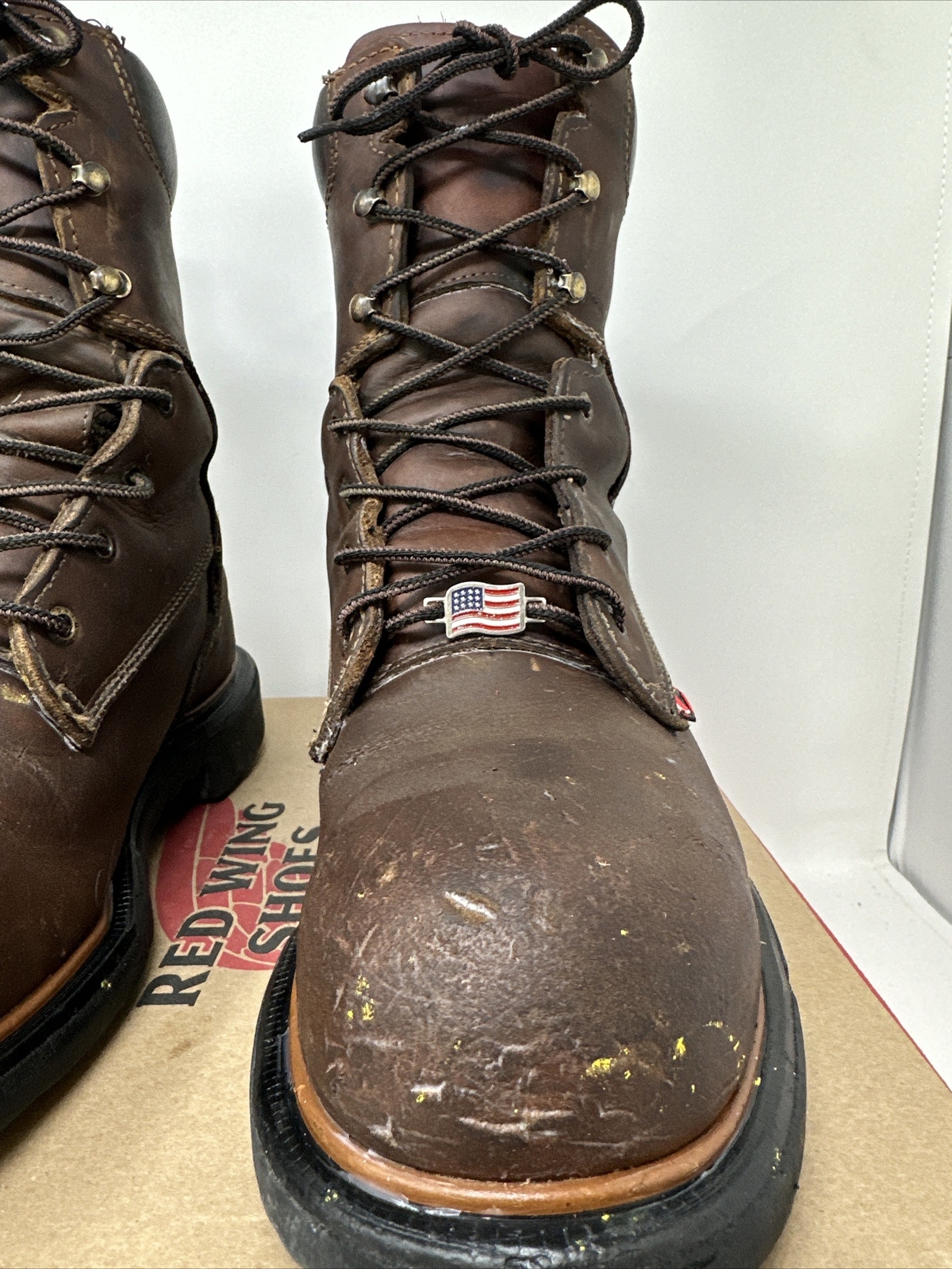 RED WING SHOES Work Boots Steel Toe Men’s Size 10.5DWaterproof #4200 ...