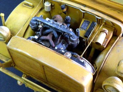 Plus Model 1/35 Horch 830 Engine for Horch 108 Typ 1a (for Italeri ...