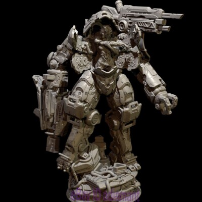 MechWarrior 1/24 Unpainted Resin Figure Model Kits Unassembled TD75 ...