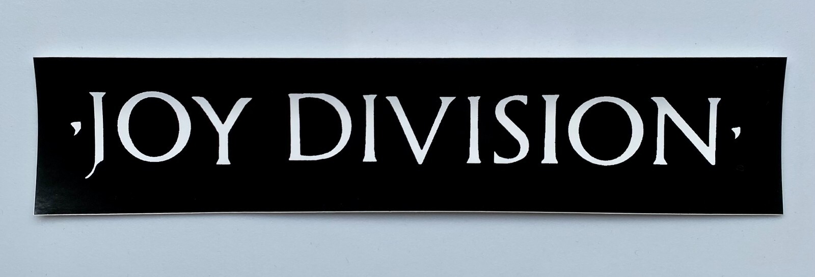 Joy Division Sticker Vinyl Decal Car Bumper Goth Rock 1.5" X 7" (361 ...