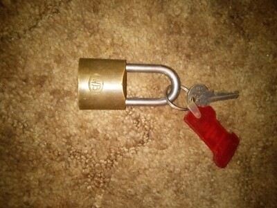 WB Brass Padlock | eBay