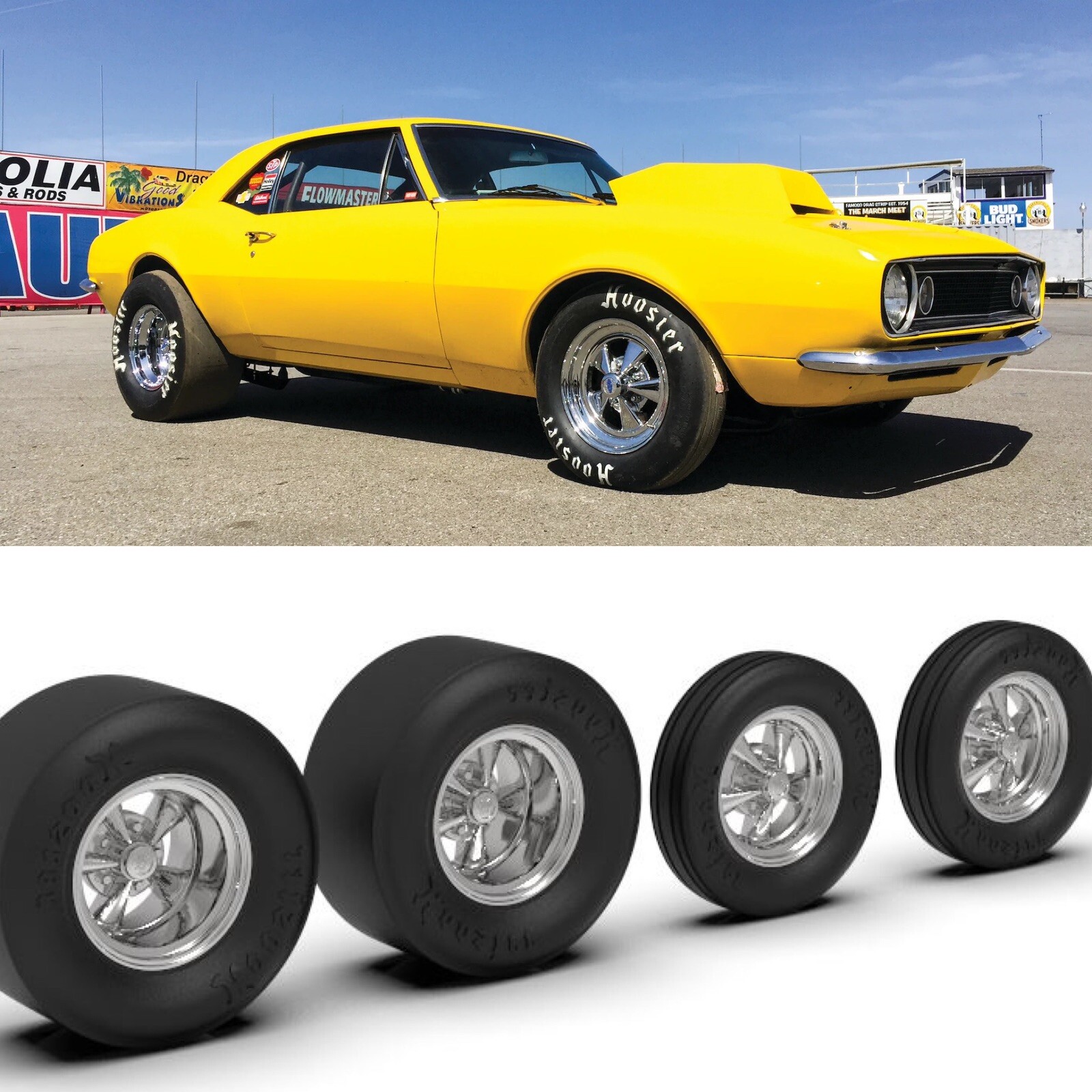 1:25 ” Cragar "Crusher Camaro" style wheels and tires | eBay