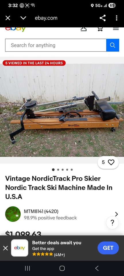 Vintage NordicTrack Pro Skier Nordic Track Ski Machine Made In U.S.A | eBay