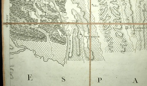 Cerbere Region, Portbou Original Cassini 16th Century Map, Antic Map | eBay