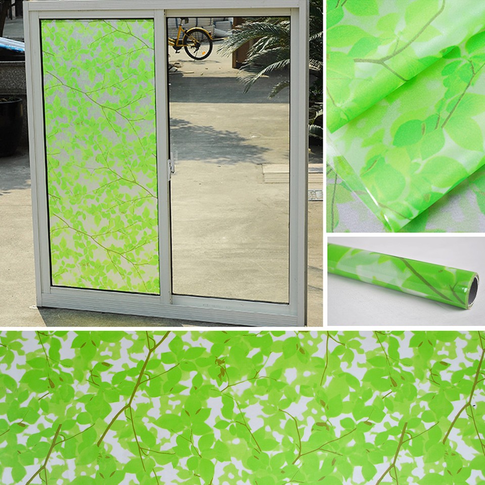 78" Privacy Frosted Window Film Glass Stickers Self Adhesive Bathroom ...