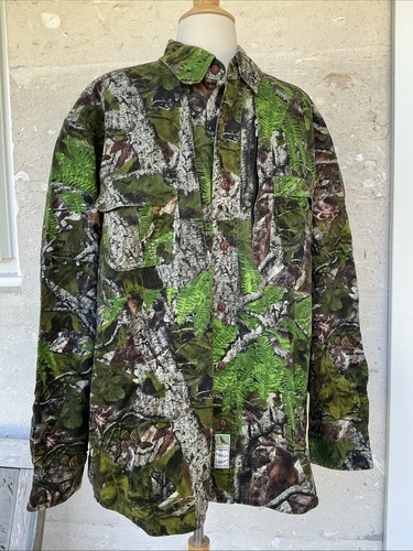 Mothwing Camo Mimicry Button Down Shirt Mens XL Heavy Duty Vented ...