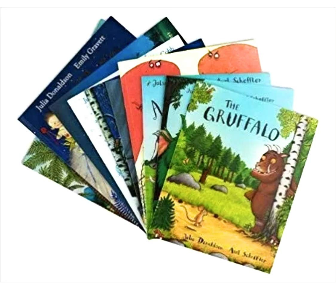 Julia Donaldson 10 Book Collection Set The Gruffalo The Gruffalo ...