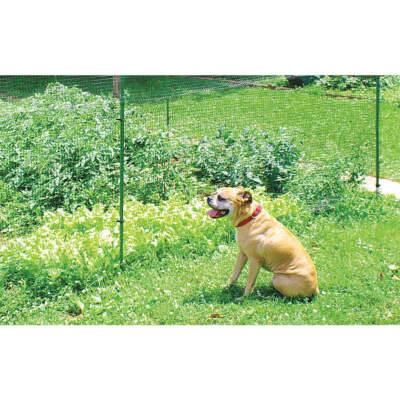 GRAINGER APPROVED 2A130002 Deer Fence Kit ,7 ft. H,100 ft. L,Square ...