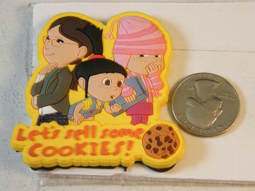 UNIVERSAL STUDIOS DESPICABLE ME MINION MAYHEM MAGNET AGNES EDITH MARGO ...