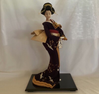 ( 19” tall ) Large Vintage Japanese GEISHA DOLL Collectible Kyoto Doll ...