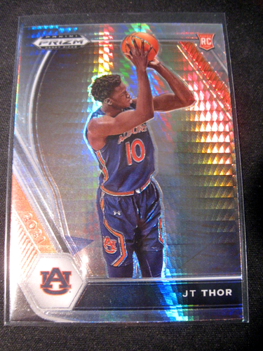 JT THOR 2021 Panini Prizm Draft Picks PRIZMS HYPER #28 Auburn Tigers ...