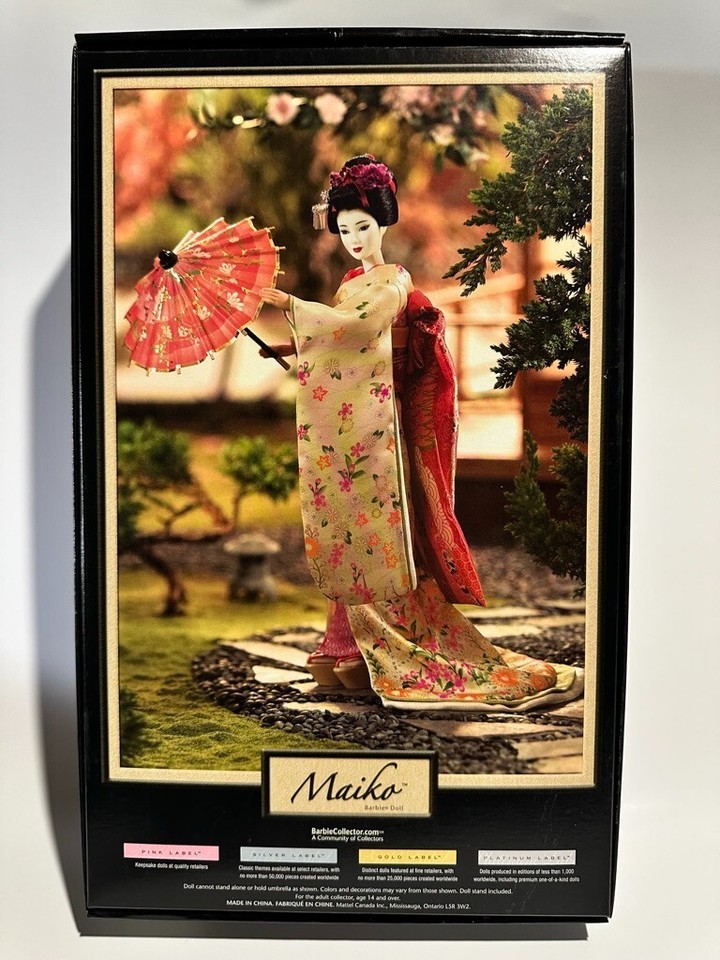 Maiko Barbie Doll - World Culture 2005 Mattel Geisha - Gold Edition | eBay