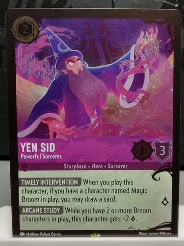 Yen Sid Powerful Sorcerer 223/204 Lorcana Illumineer's Quest: Deep Trouble | eBay