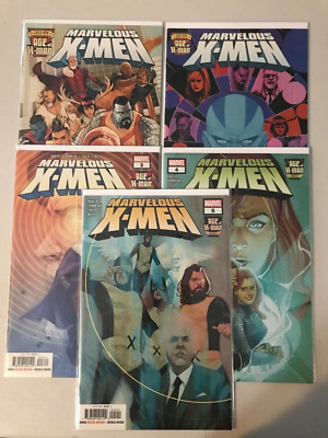 MARVELOUS X-MEN #1 #2 #3 #4 #5 NM MARVEL COMIC RUN 2018 - COMPLETE AGE ...