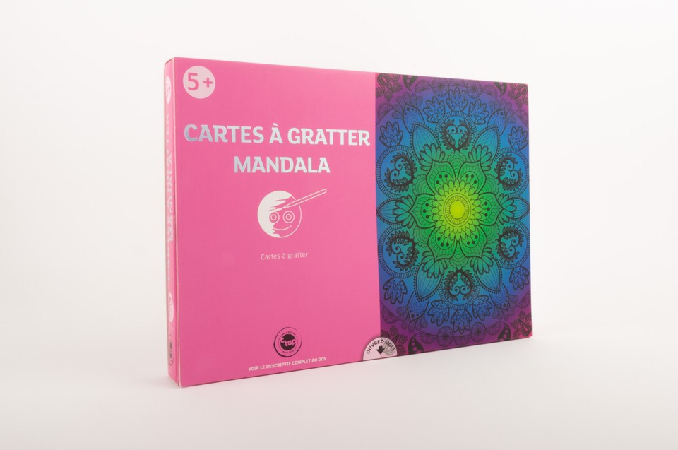 Creative Kit For Kids Scratch Cards Mandala | eBay