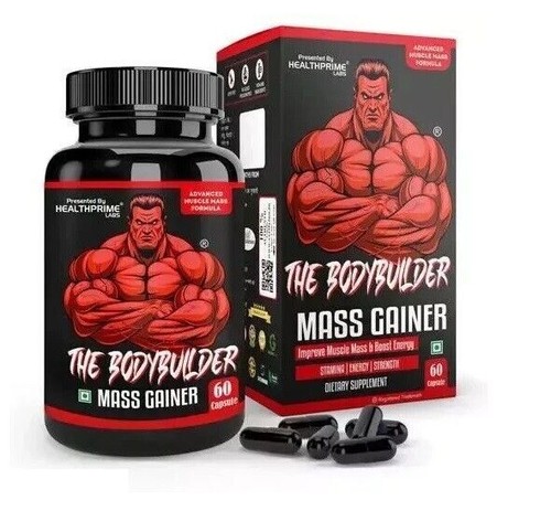 THE BODYBUILDER MASS GAINER CAPSULE FOR MUSCLE & WEIGHT GAIN (60 ...