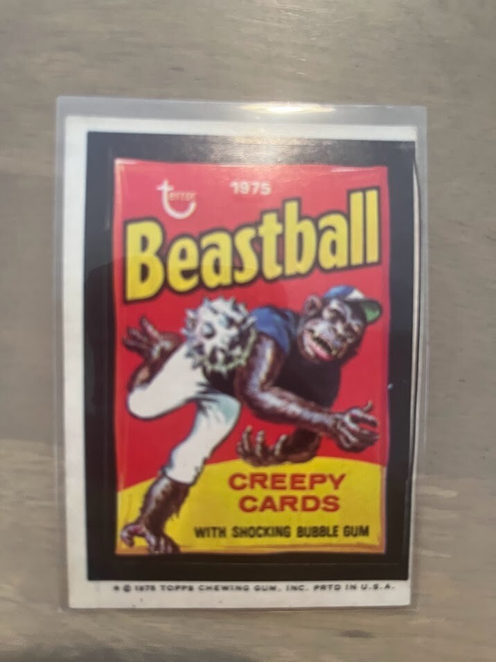 1975 Topps Wacky Packages Series 13 Beastball D | eBay