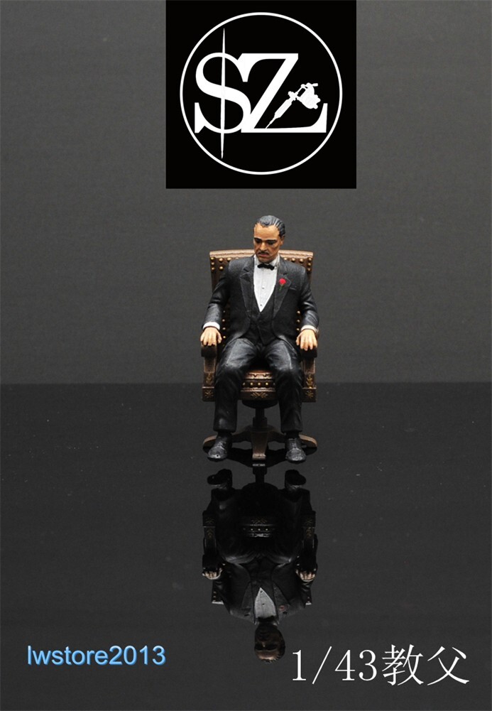 1/43 Godfather Man Scene Props Miniatures Figures Model For Cars ...