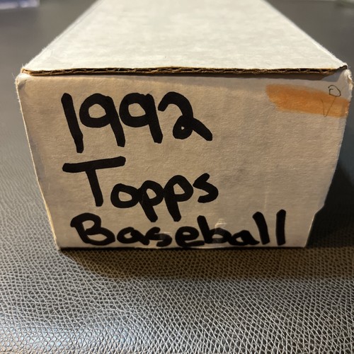1992 Topps Baseball Complete Set #1-792 Chipper Jones Thome Manny ...