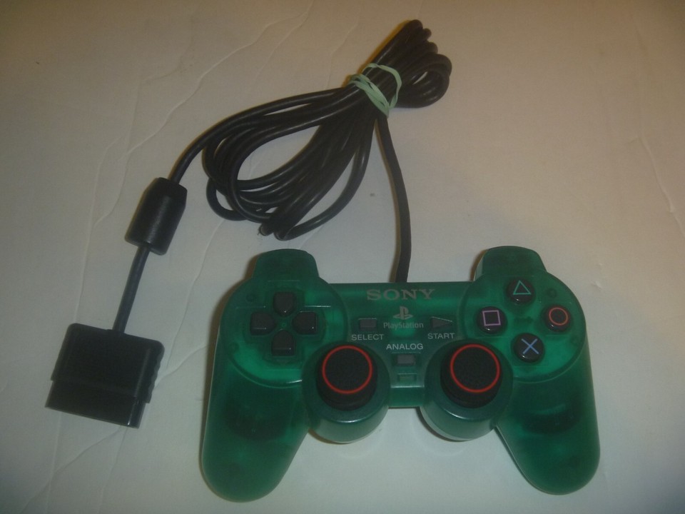 Official OEM Sony Playstation 1 & 2 PS1 PS2 DualShock Controller With ...