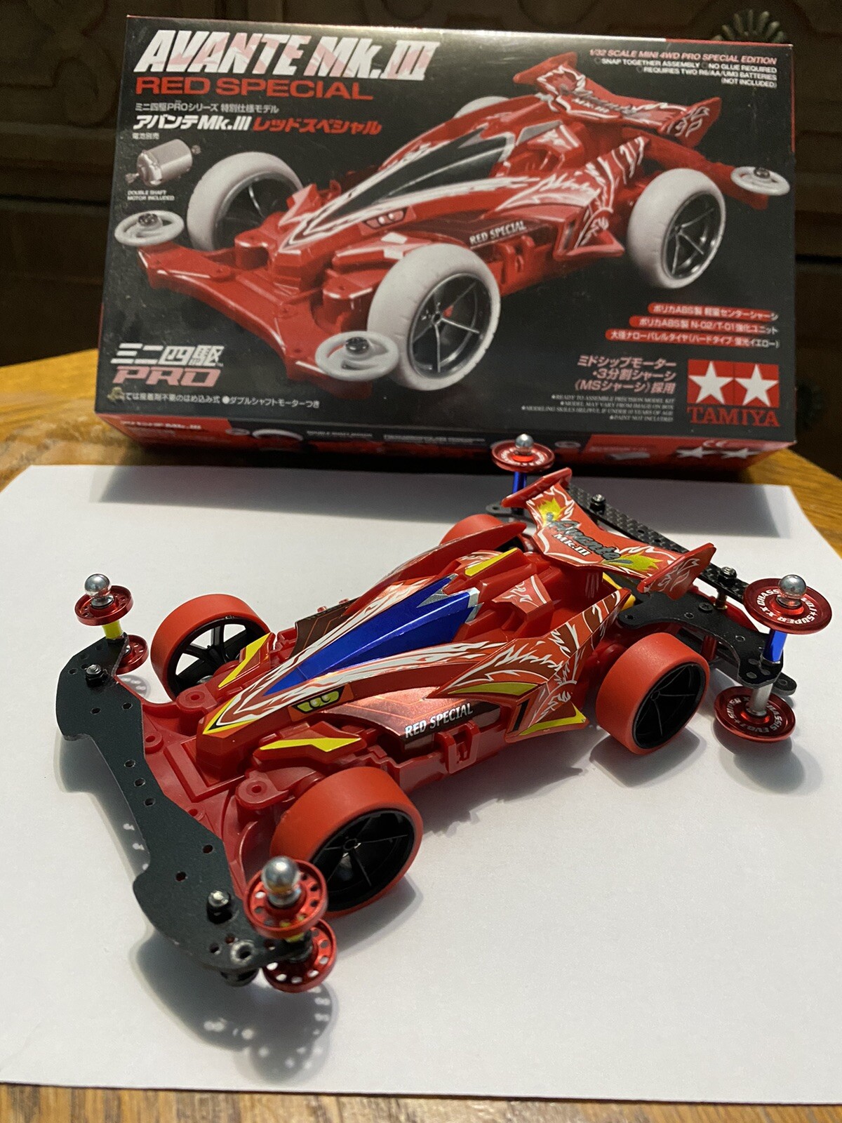 Tamiya Mini 4wd Avante MK.III Red Special With MS Chassis 1/32 | eBay