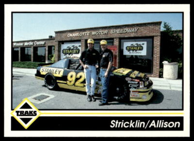 Hut Stricklin 1992 Traks # 92 Base | eBay