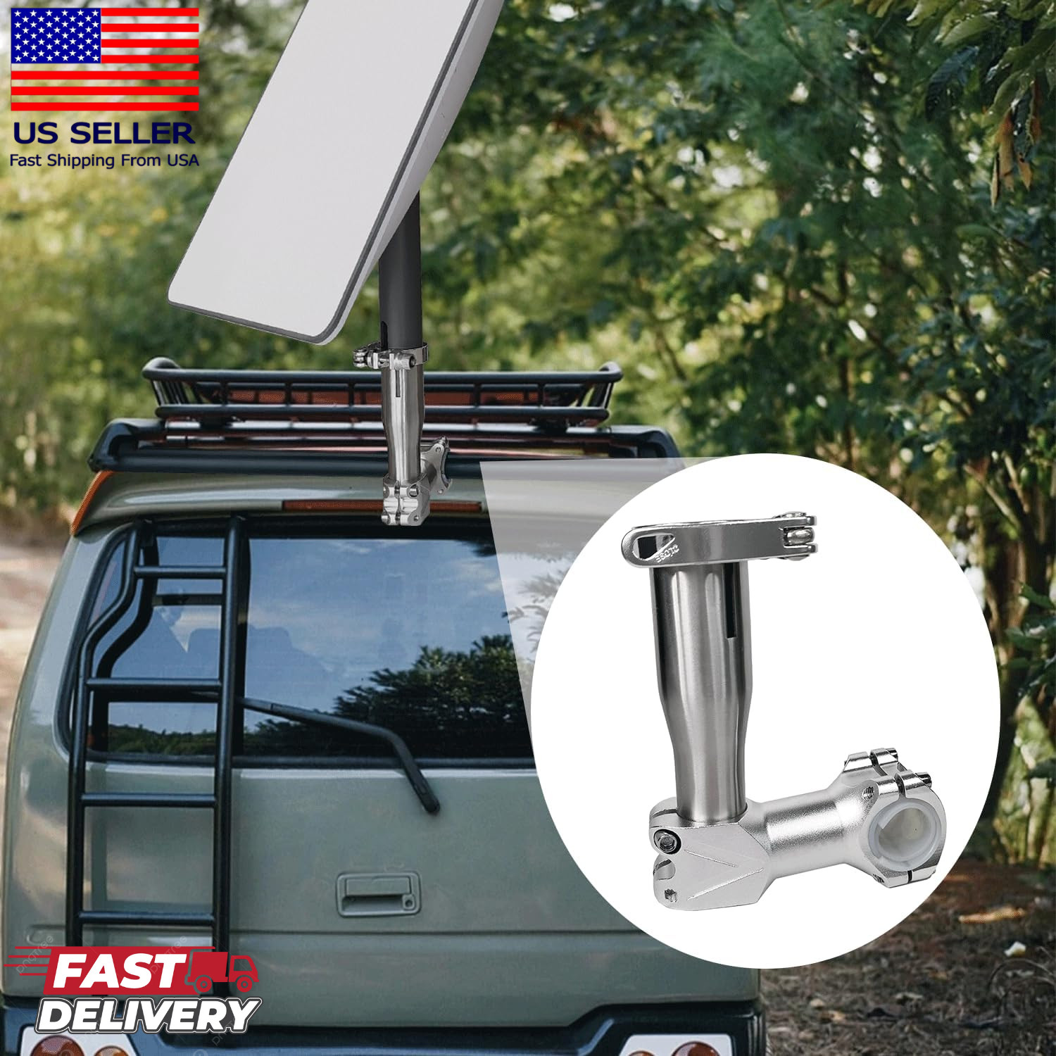 Starlink Gen 2 RV Mount - Durable Ladder, Roof, Boat Mount for Starlink ...