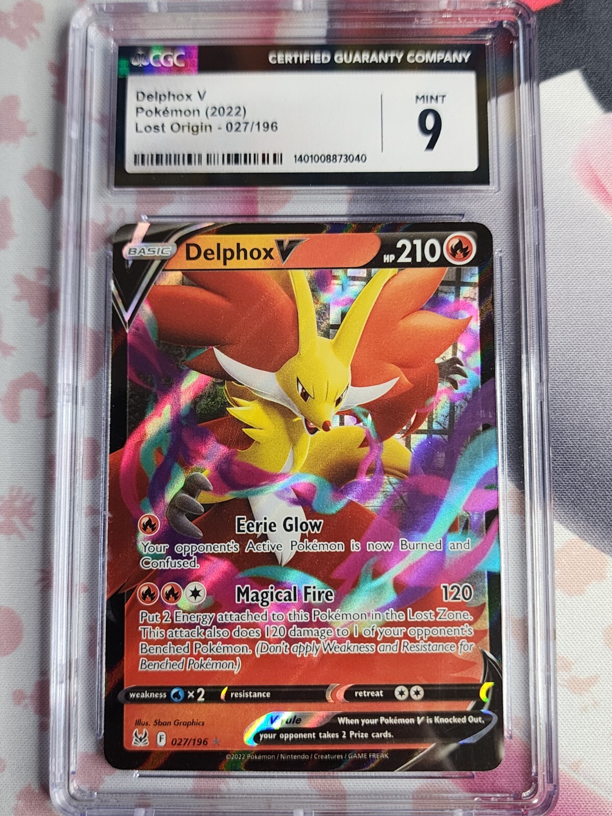 Delphox V 027/196 Swsh11: Lost Origin Holo for sale online | eBay