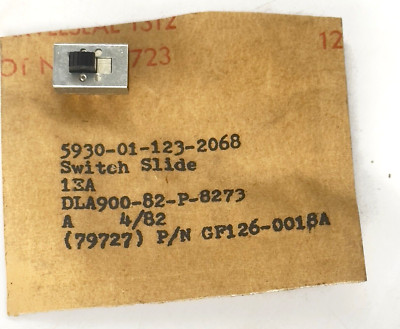 Lot of 90 CW GF-126-0018A Standard Slide Switch 0.5 A @ 125 VAC-VDC NOS ...