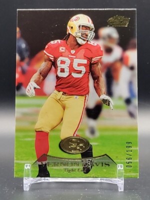 2010 Topps Prime Gold /199 Vernon Davis #124 San Francisco 49ers | eBay