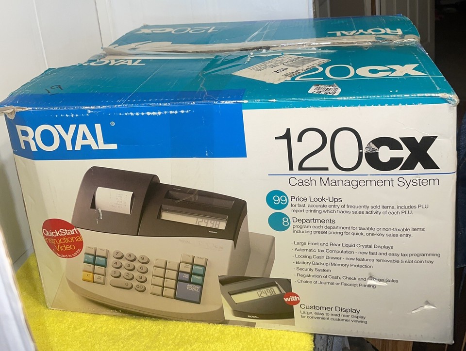 Royal 120CX Cash Register Management System Receipt Printer, TESTED ...